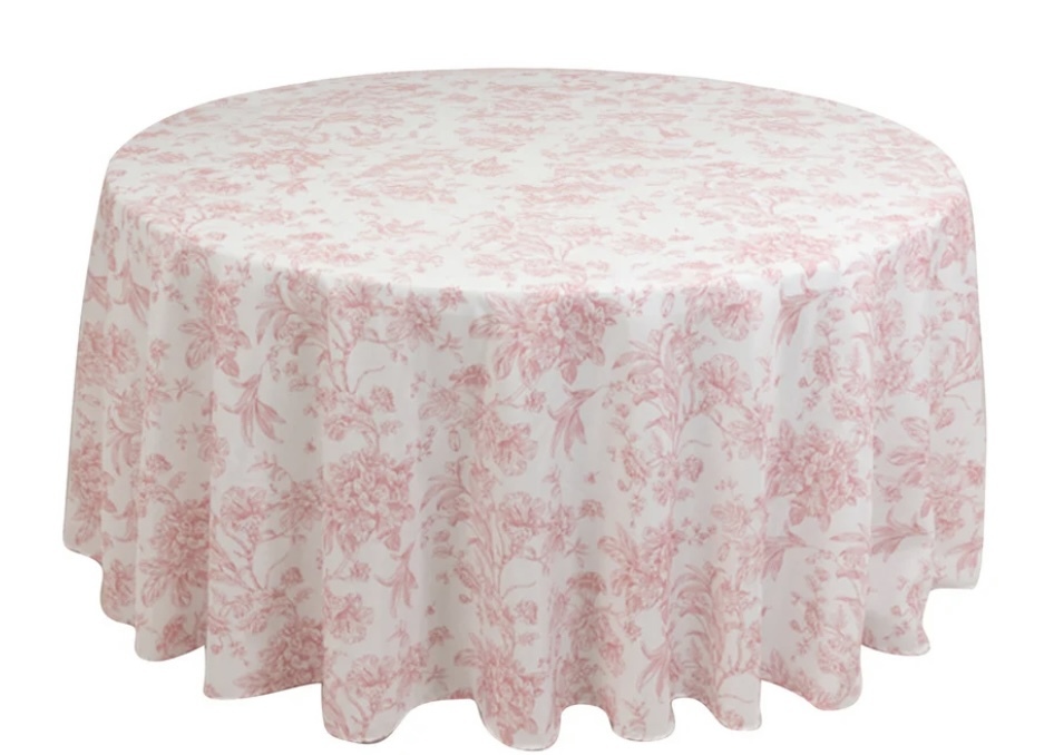 120' French Toile Tablecloths | Wedding & Event Decor Rentals - SE ...