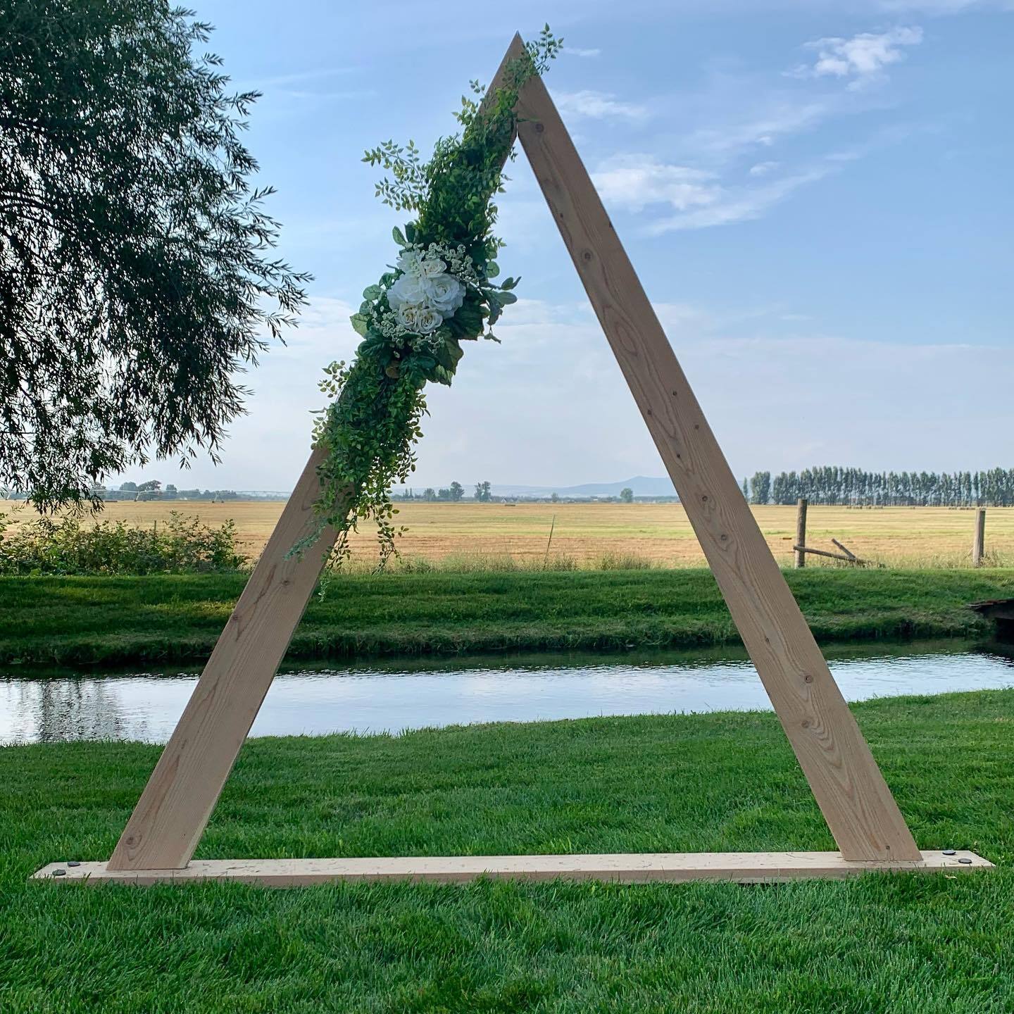 Triangle Arbor for Rent - SE Idaho | Wedding & Event Decor Rentals - SE ...