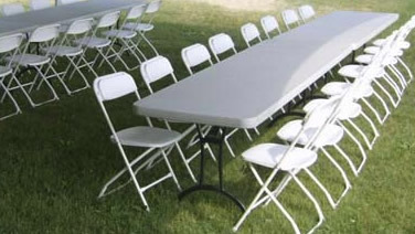 Long Tables with Chairs Package | Gottfried Entertainment LLC.. for all ...