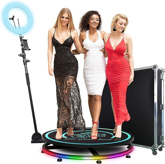 Automatic 360 Spin Camera Video Booth for 3-4 People | Snap Your Events