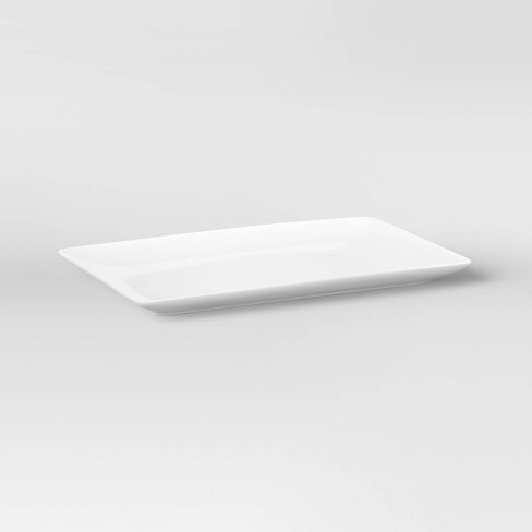 White Rectangle Tray | Ashley Skeie