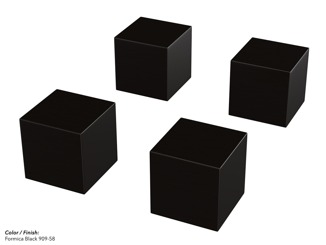 Black Lounge Cube set | The Invite | Event & Party Prop Rentals