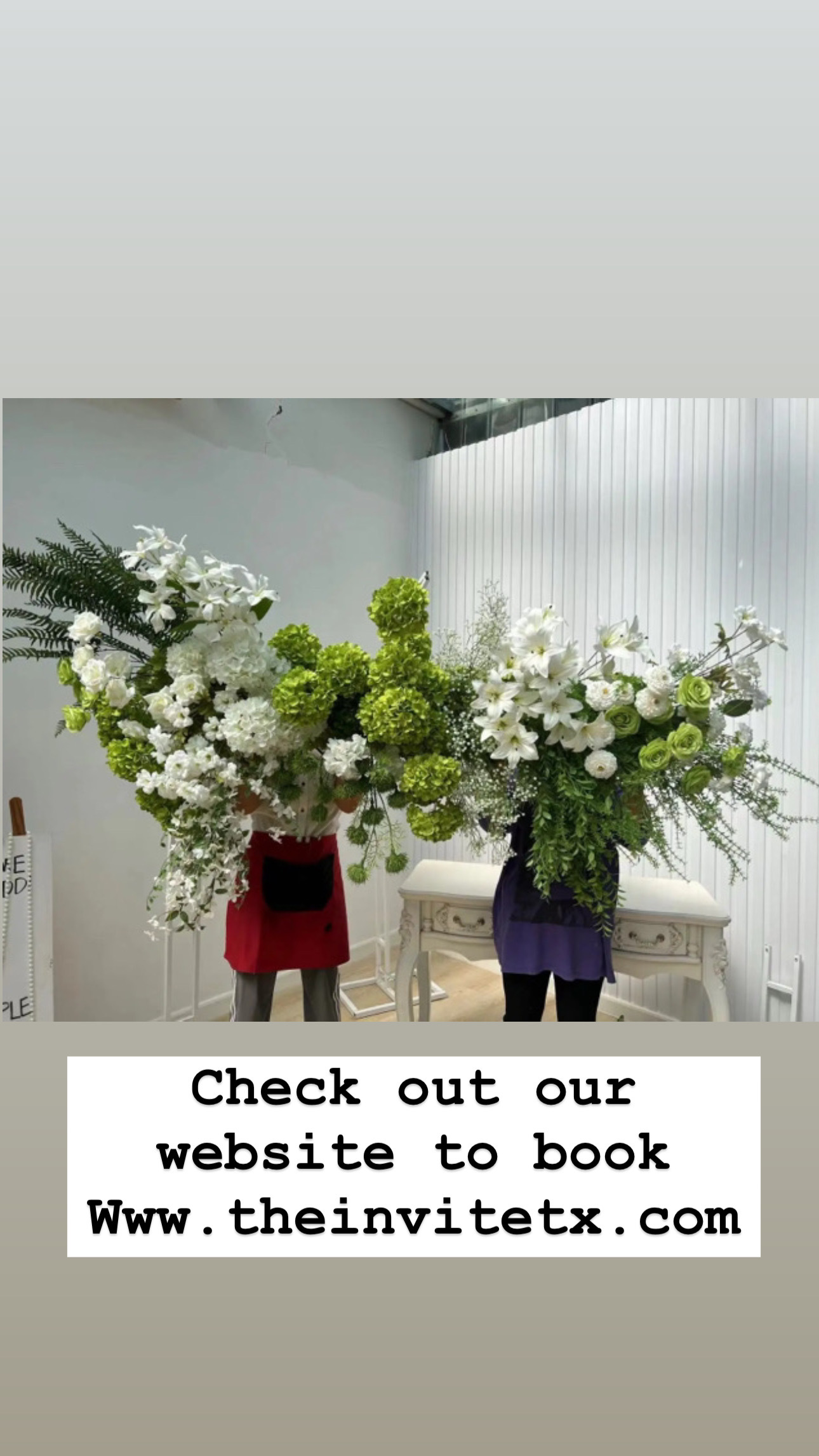 Greenery Floral String | The Invite | Event & Party Prop Rentals