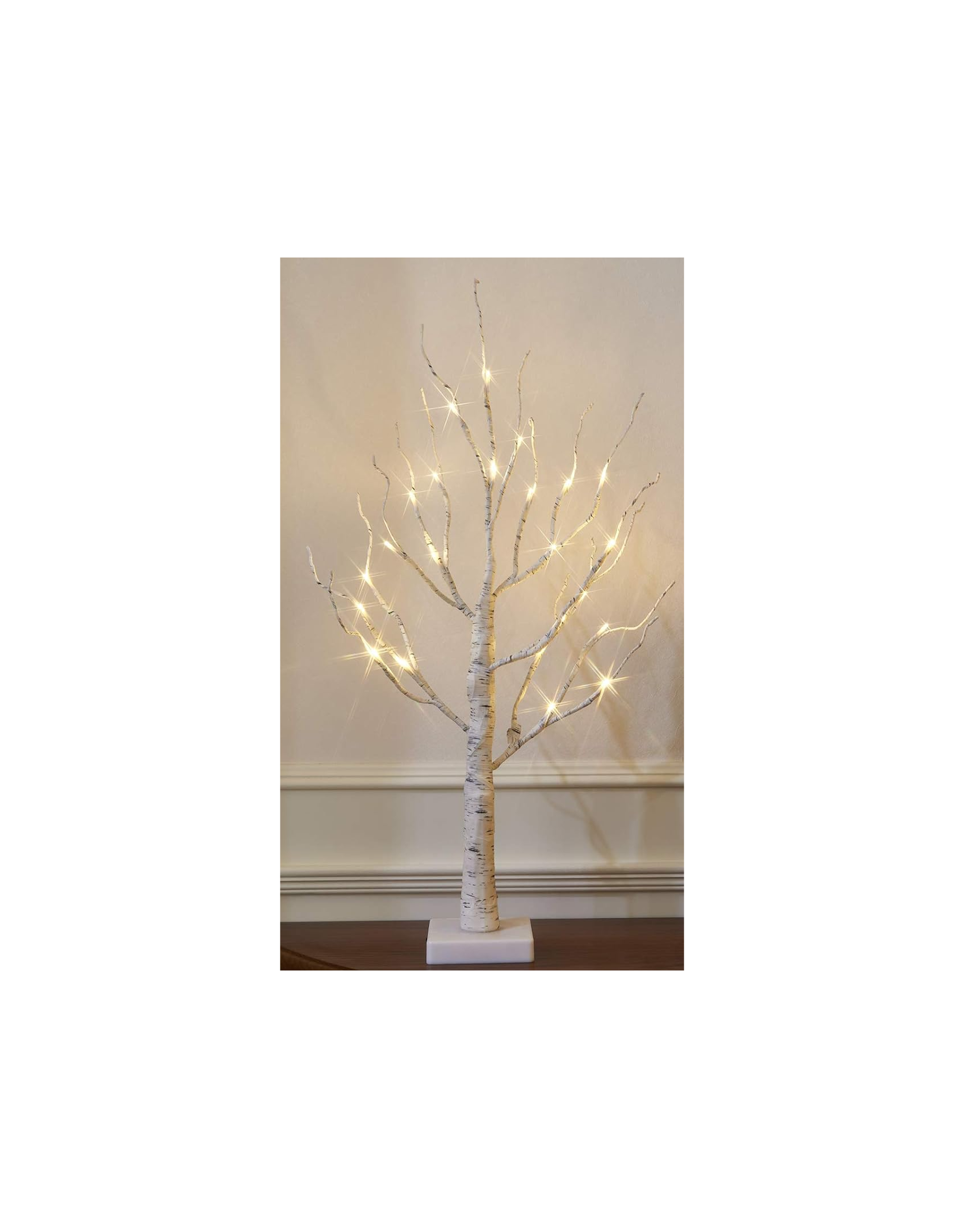 Light Up Mini Tree Birch Indoor 60cm/2ft | Perfect Moments