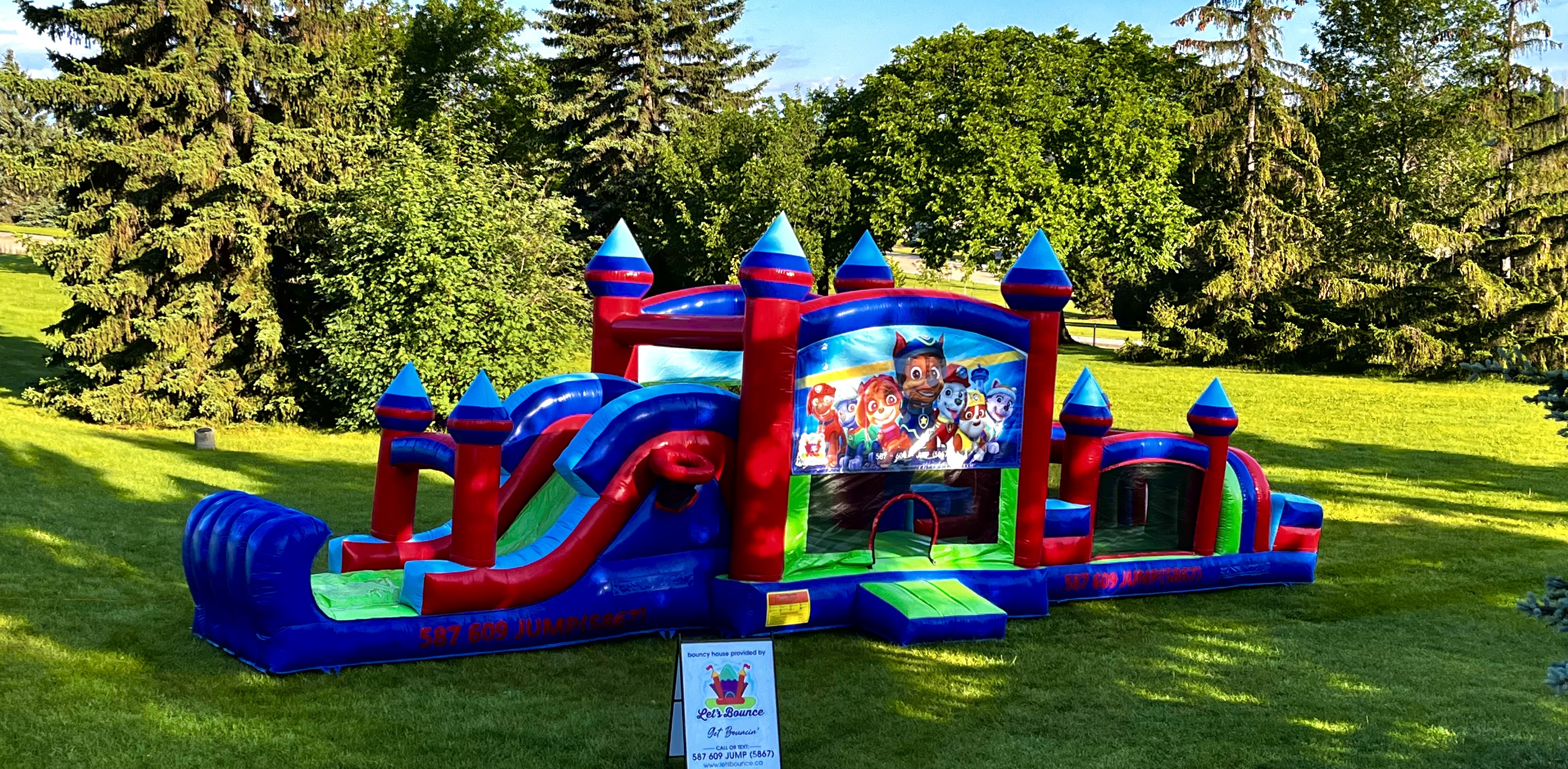 Adventure Zone Obstacle Course | Let's Bounce YEG | Edmonton Bouncy ...