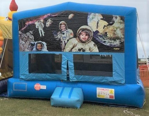 Space Bounce House 15x15 | Up North Event Rentals