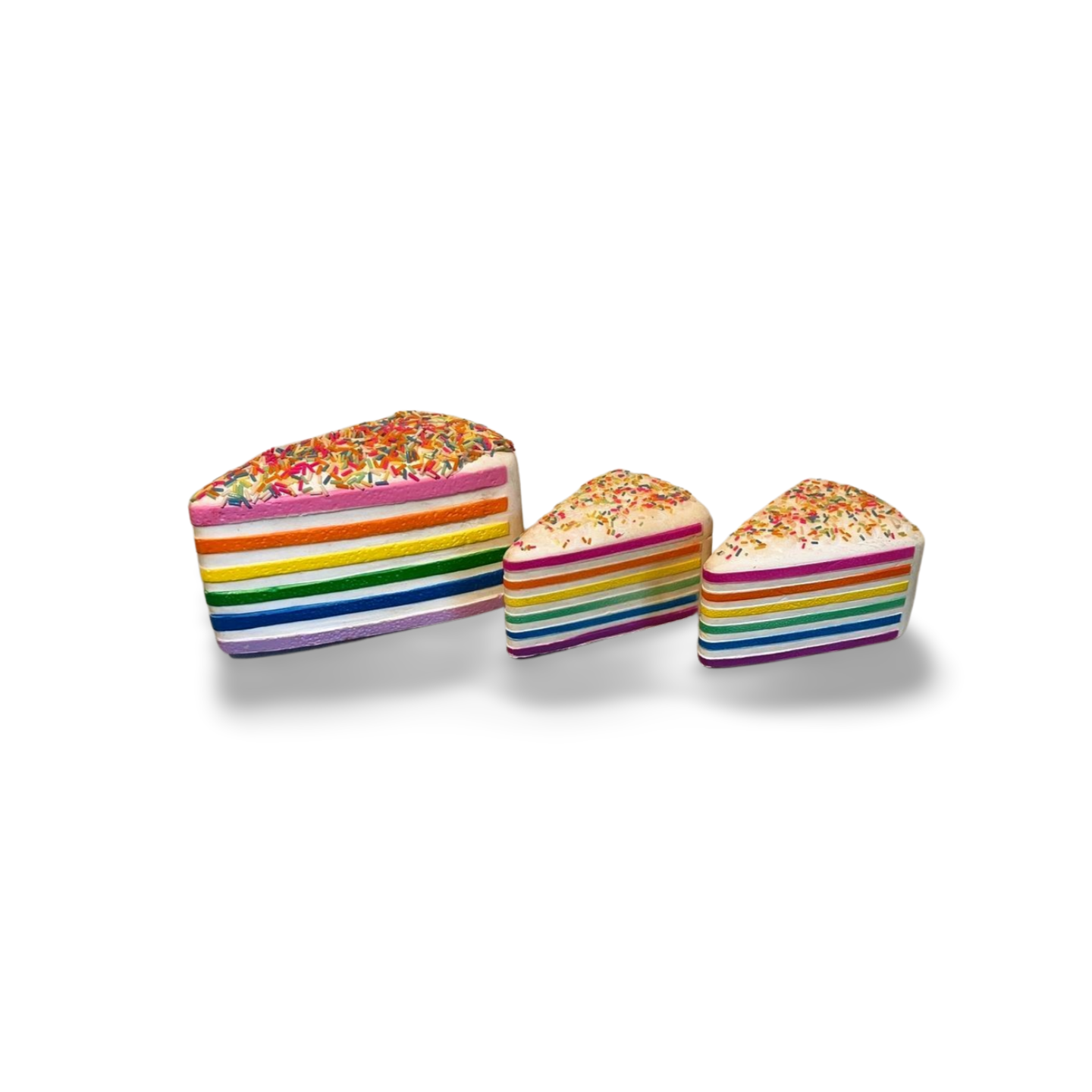 Cake Slices - Rainbow x 3 (Panto Style) | Theatre Props Hire | Small ...