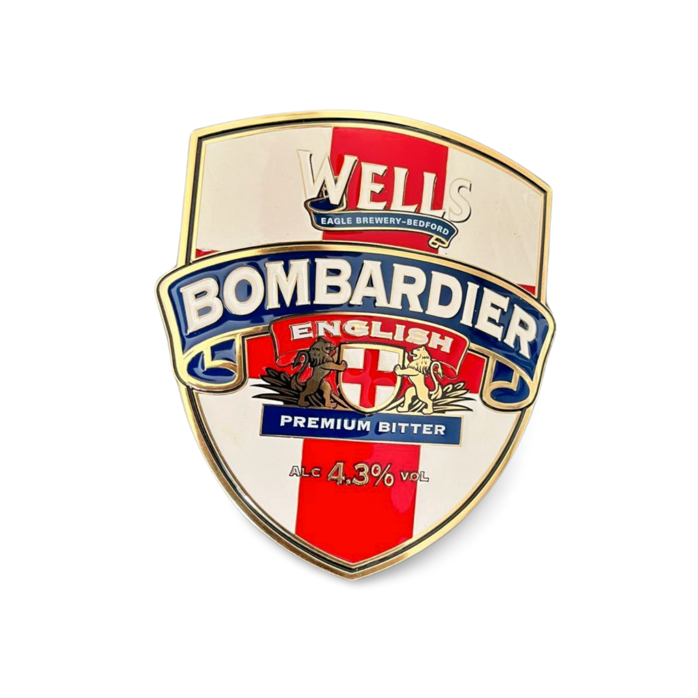 Beer Pump Sign - Wells Bombardier | Theatre Props Hire | Small Props ...