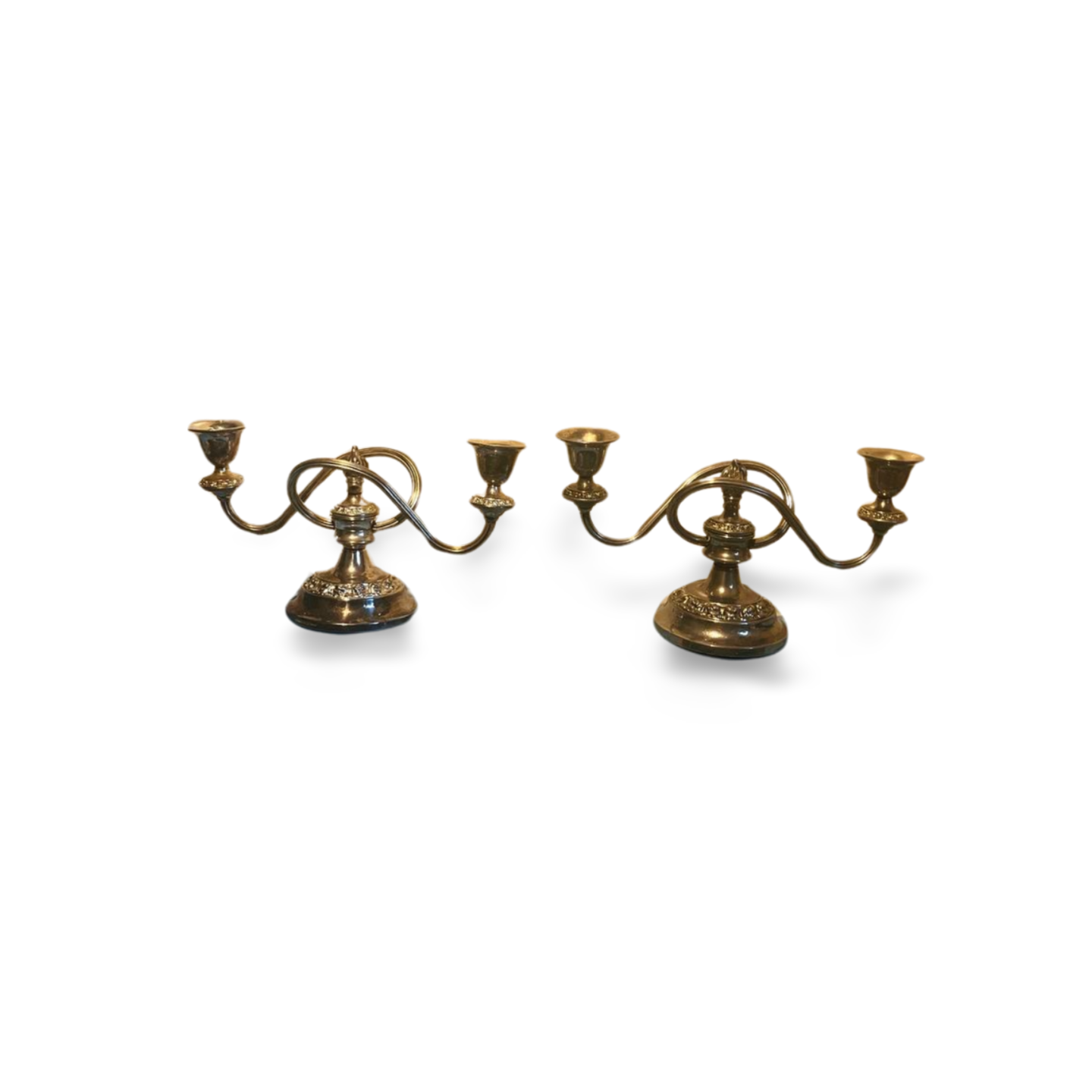 Candelabra - Silver 2 Flame x2 | Theatre Props Hire | Small Props & Set ...