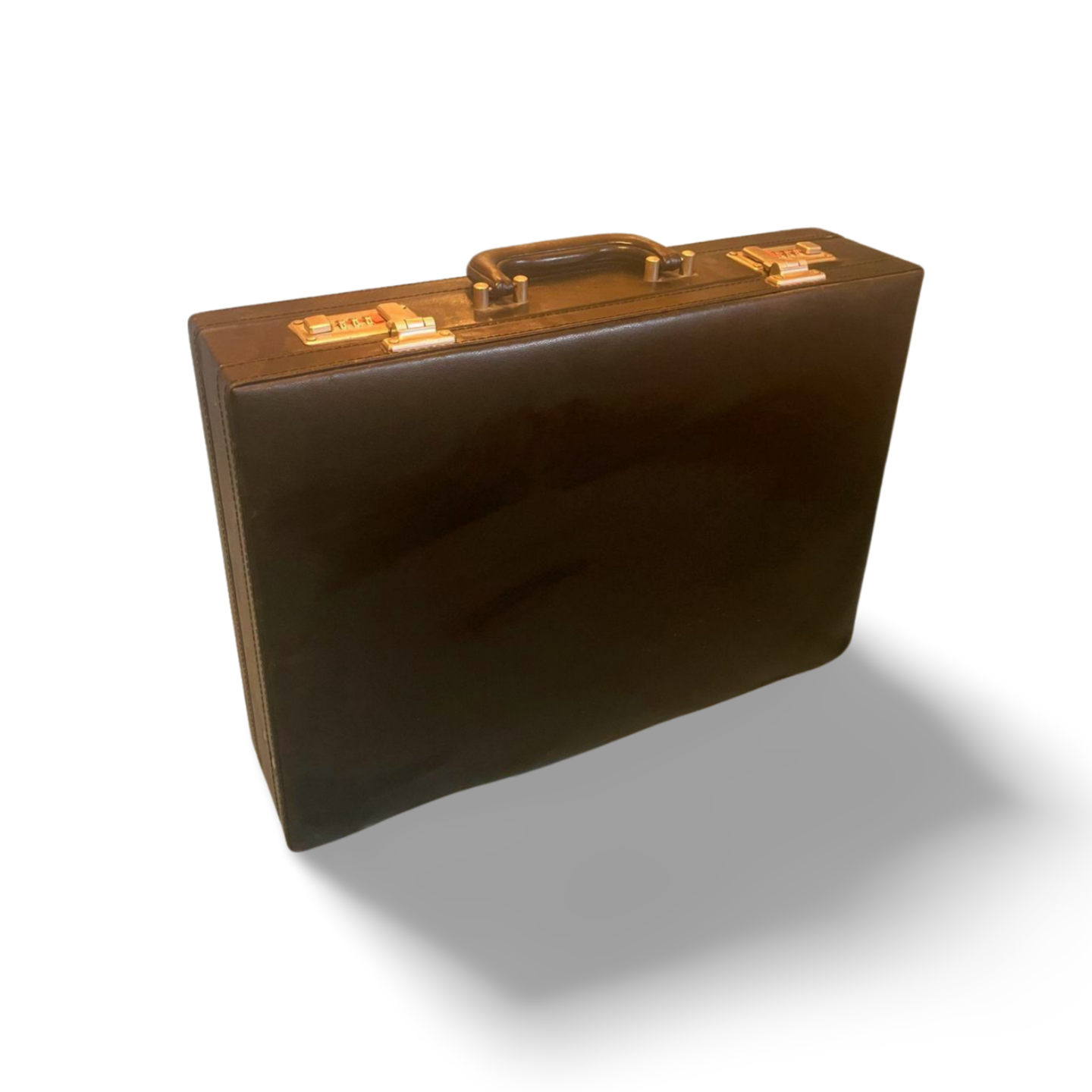 Briefcase - Black Leather | Theatre Props Hire | Small Props & Set Dressing