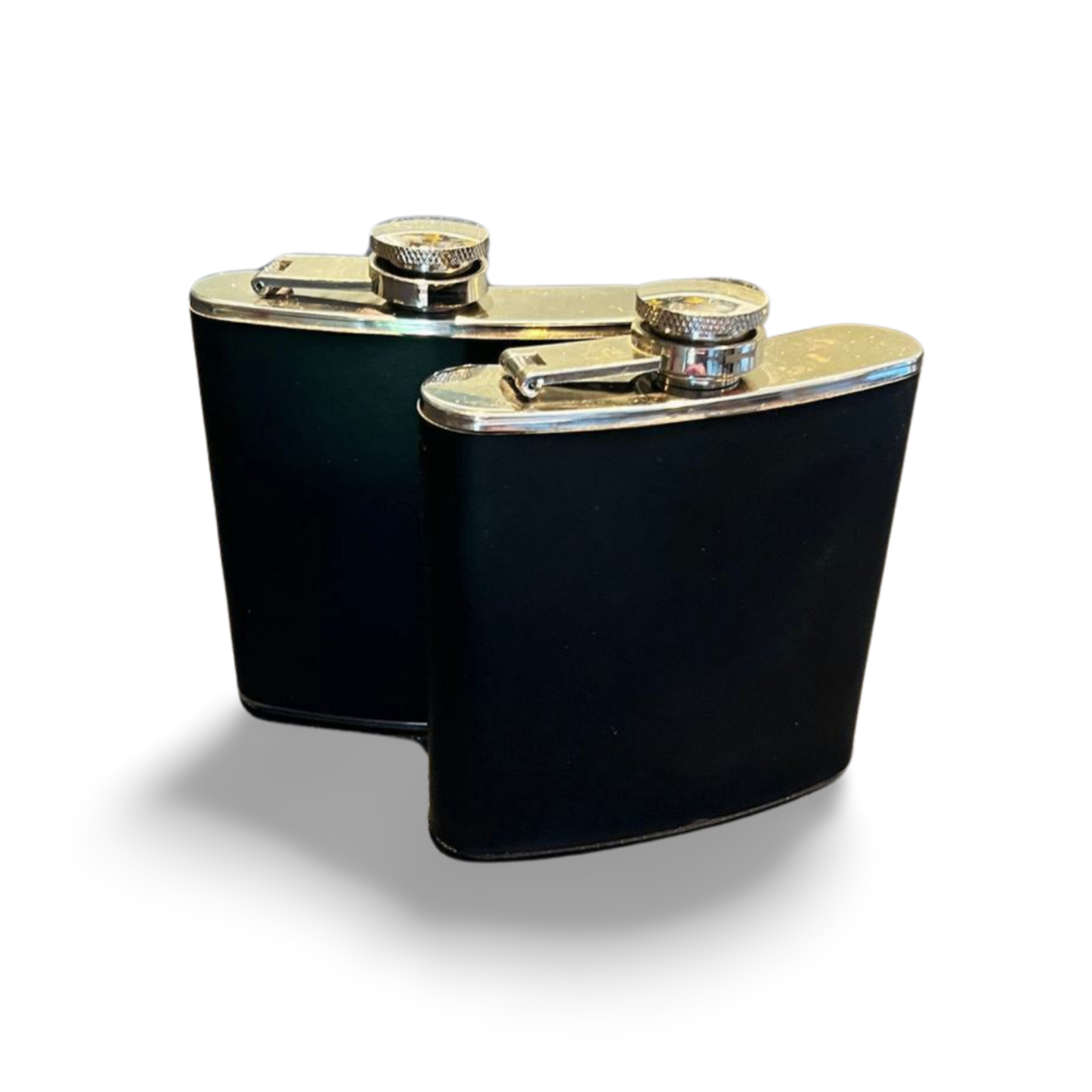 Hip Flask - Black | Theatre Props Hire | Small Props & Set Dressing