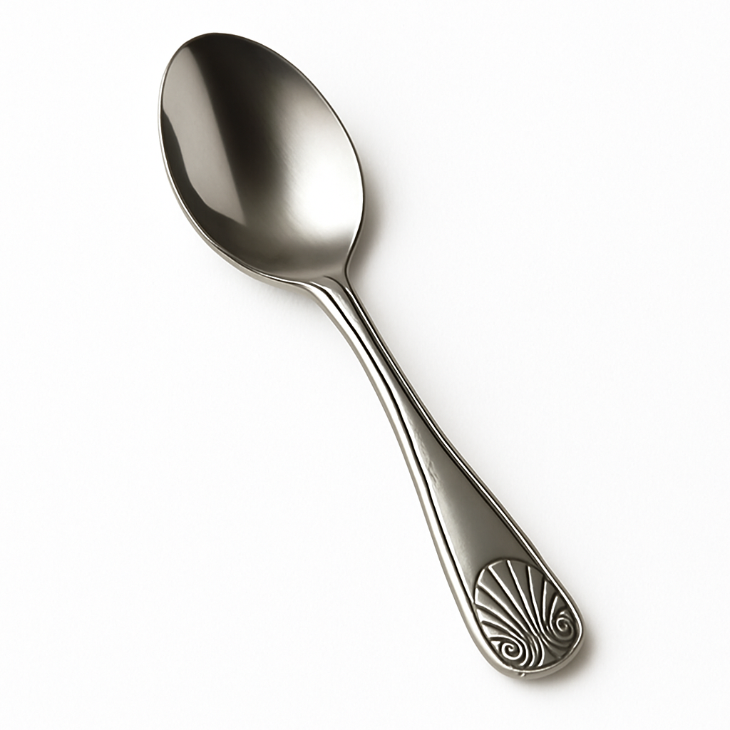 Elegant Silver Stainless Tea Spoon Rental | Event Flatware | S.N. LaVie ...