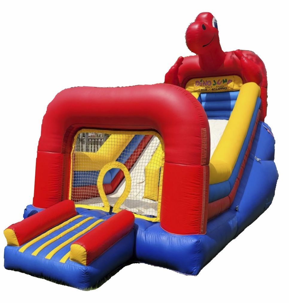Inflatable Dino Super Slide Rental | Houston, Humble | Bounce House ...