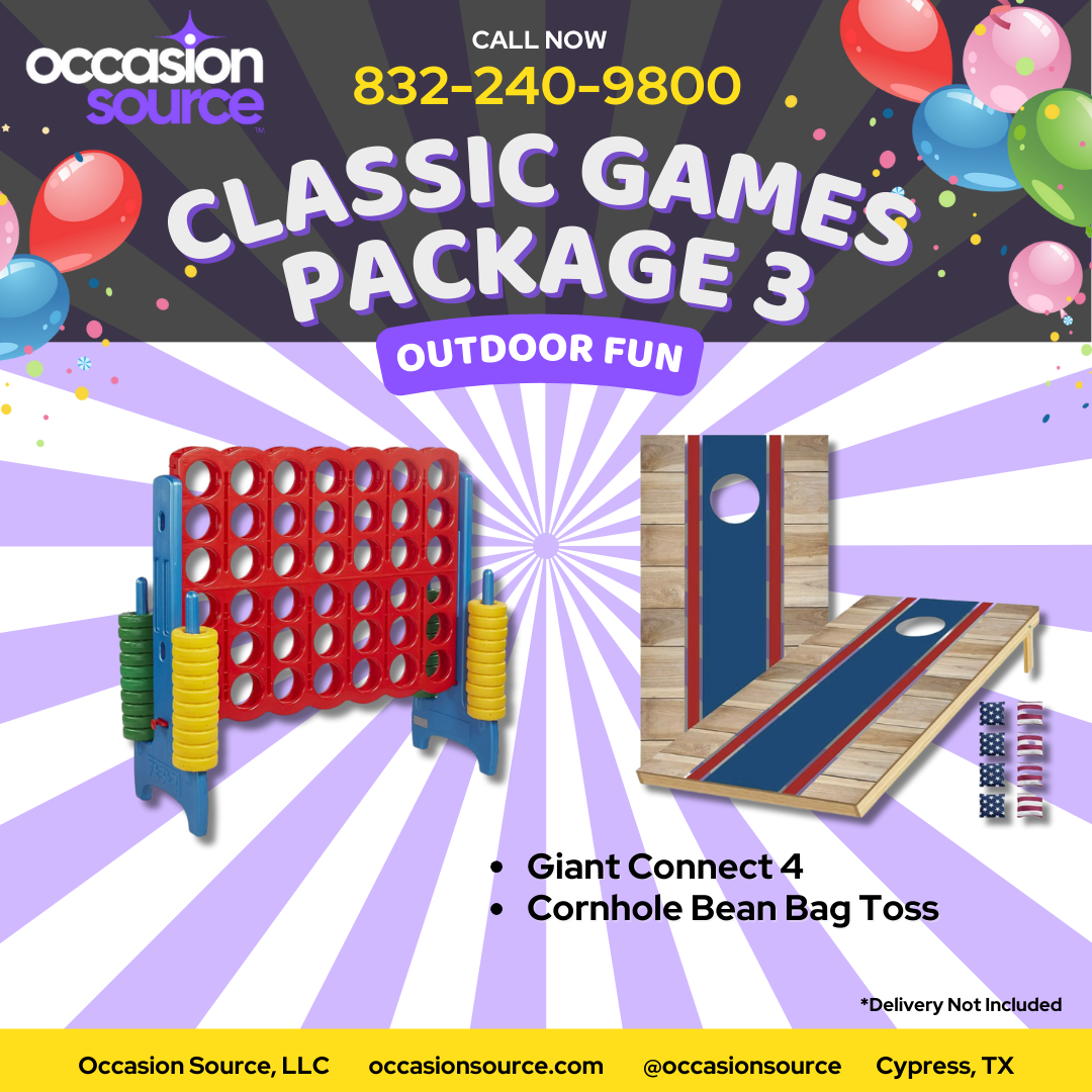 Classic Games Package 3 | Party & Event Rentals in Cypress, TX ...