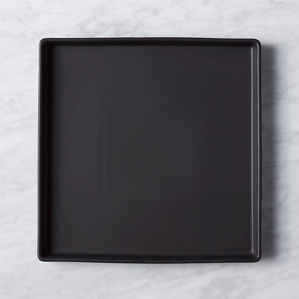 Square Serving Tray Black | Tablescape Gemach