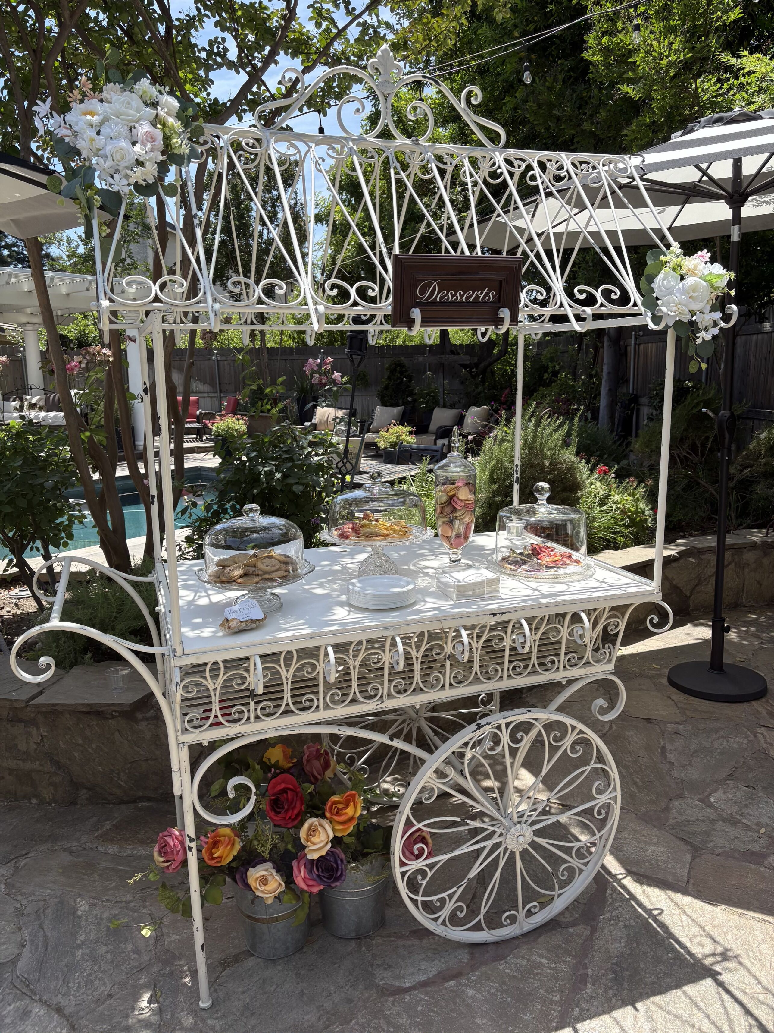 Parisian Flower Cart | Please Be Seated Event Rental