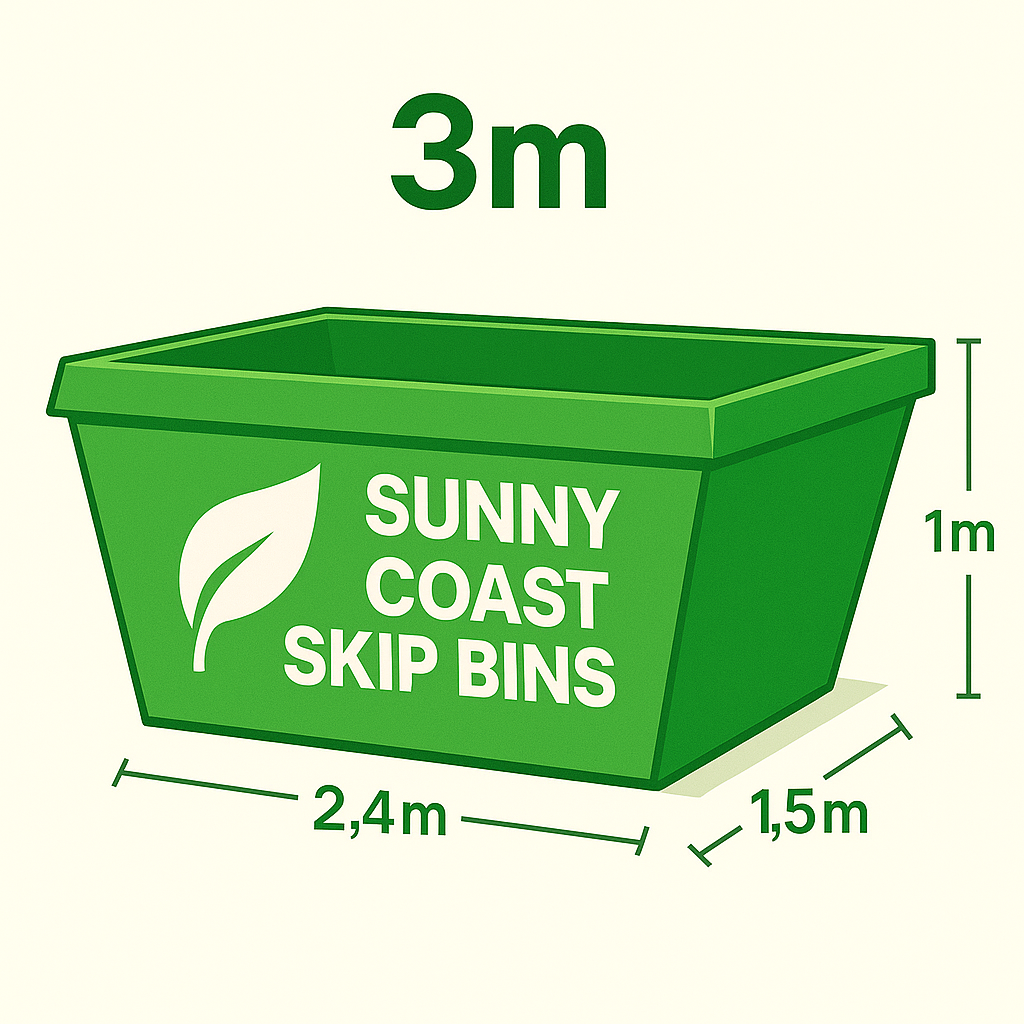 3m3 Skip Bin Hire | Sunny Coast Skip Bins