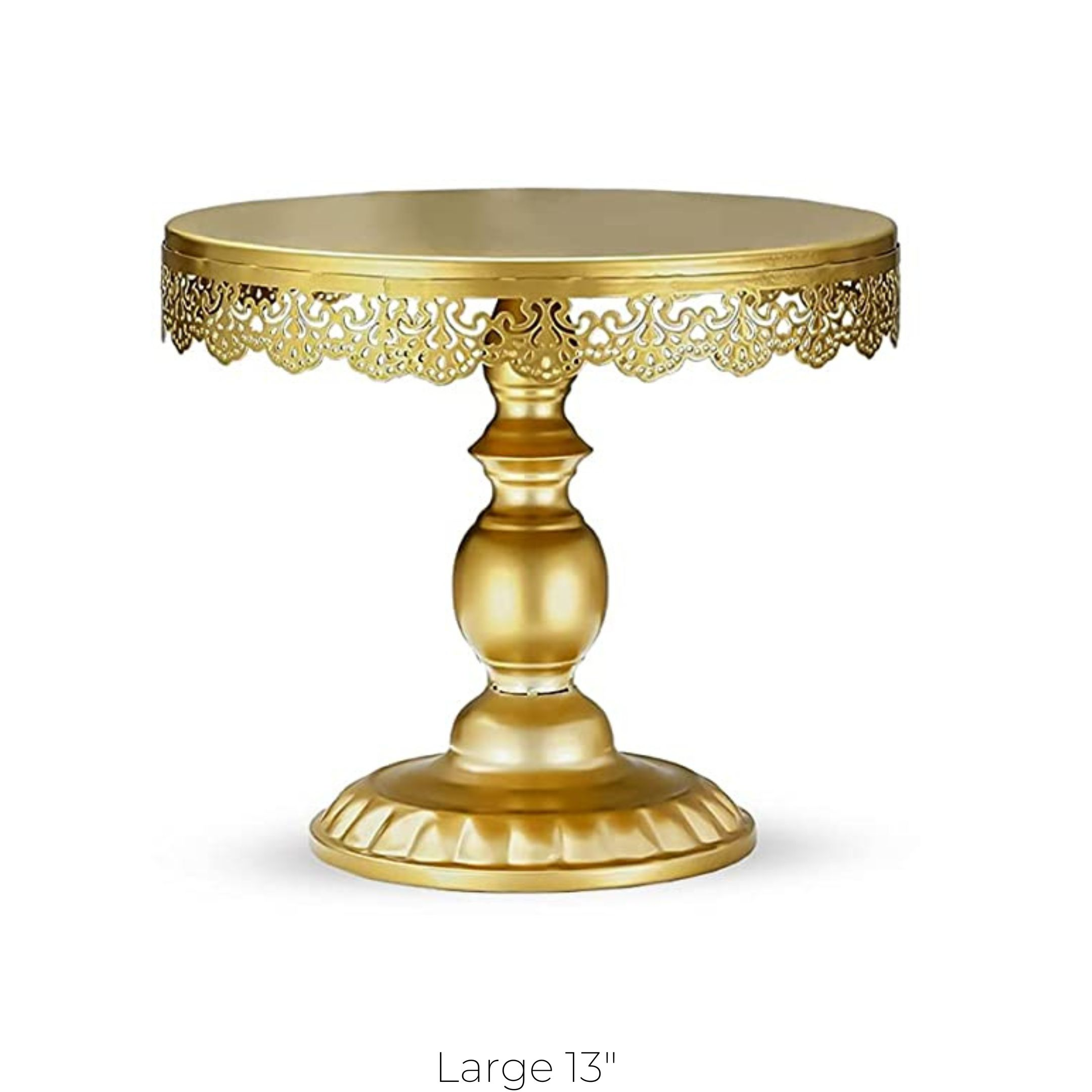 Gold Cake Stand | Event Rentals and Wedding Floral Decor in Orlando
