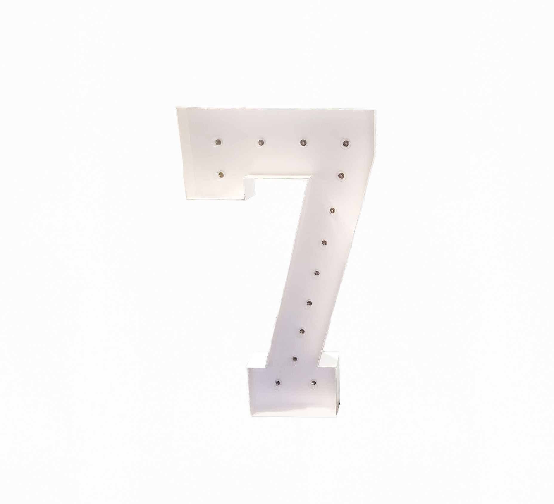 Marquee Number 7 | Event Rentals and Wedding Floral Decor in Orlando