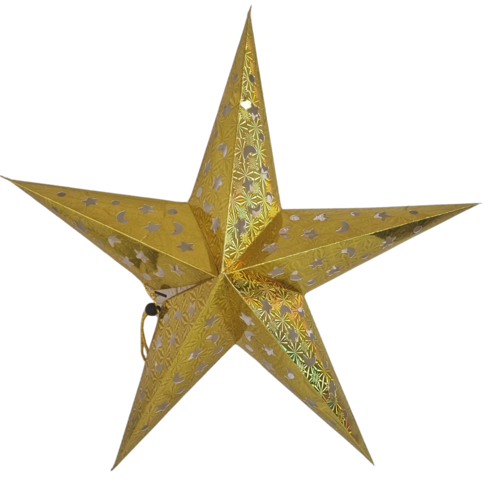 S1532 Paper Gold Stars | Dazzling Props