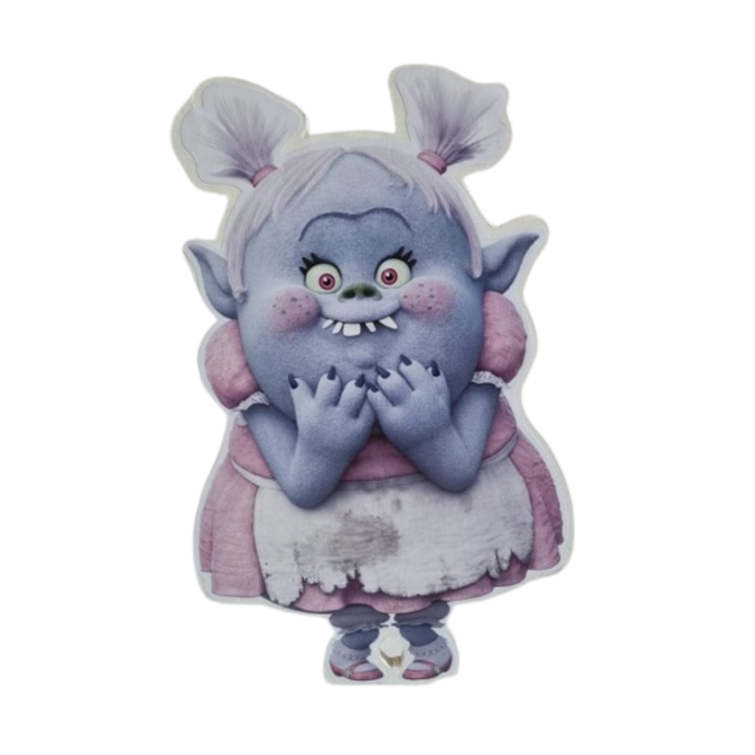 S1795 Trolls - Bridget Freestanding Double Sided Cut Out - 27cm Wide ...