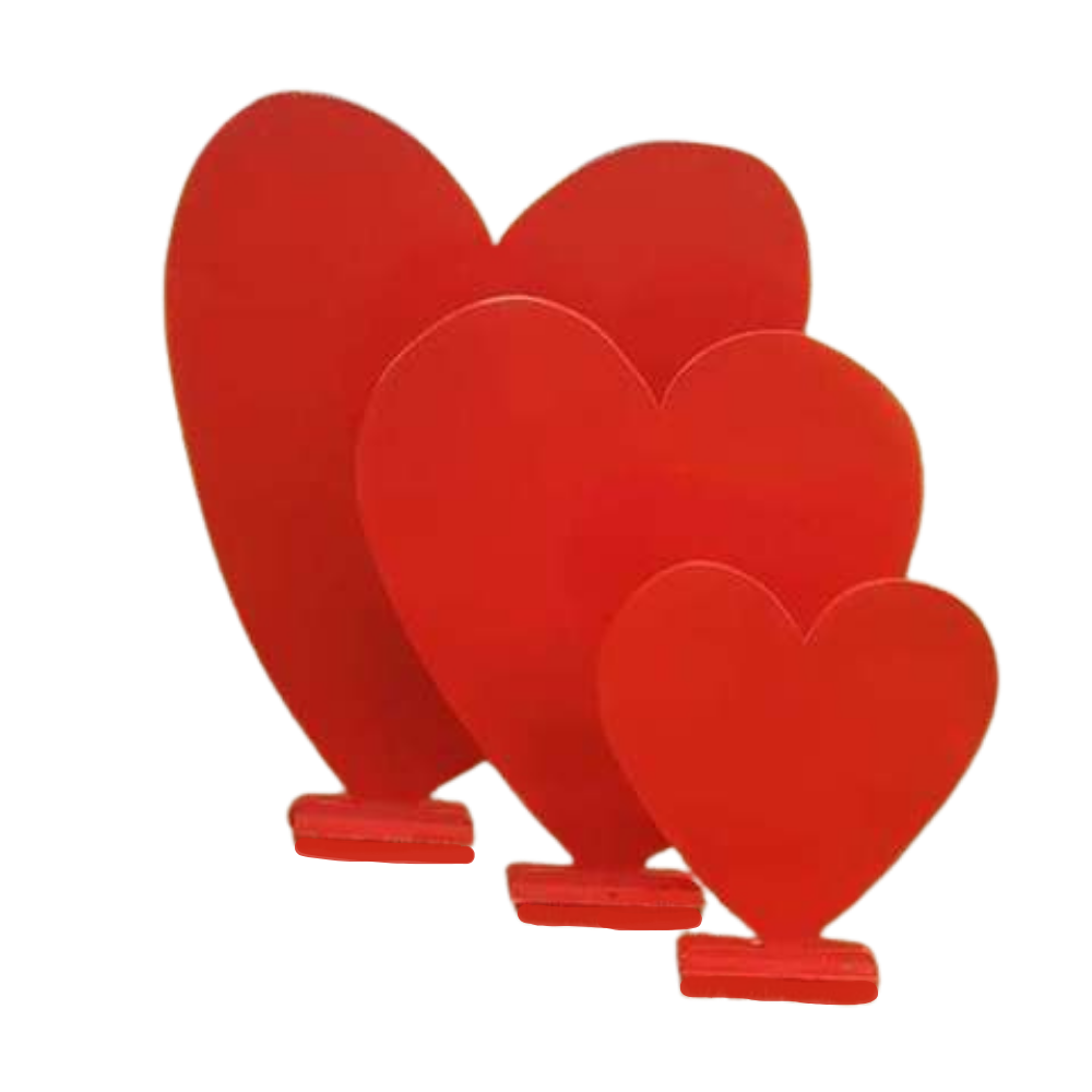 S1574 - Valentine Hearts - set of 3 | Dazzling Props