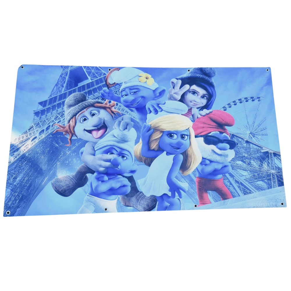 S392 Smurf Banner | Dazzling Props