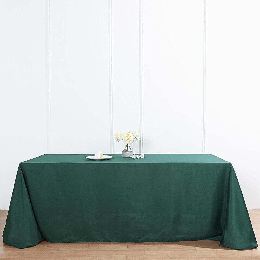 Table linen - Hunter Green Rectangle | Mission Rentals
