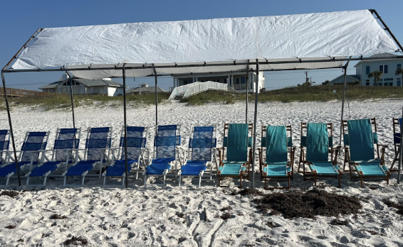 Beach Canopy Tents / Includes JUST the Canopy | Seaside Service - Your ...