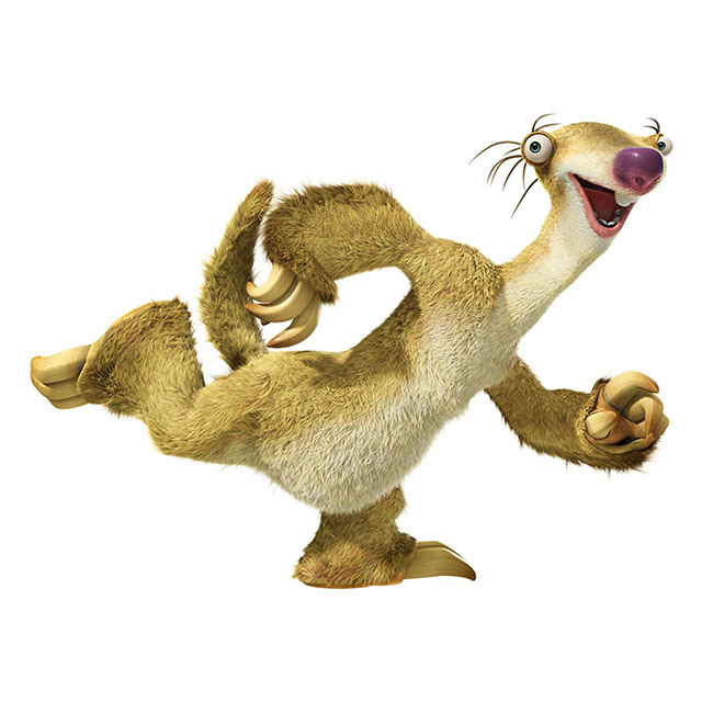 Standee Age de glace Sid courrant | Swiss Event Rentals - 1510 Moudon