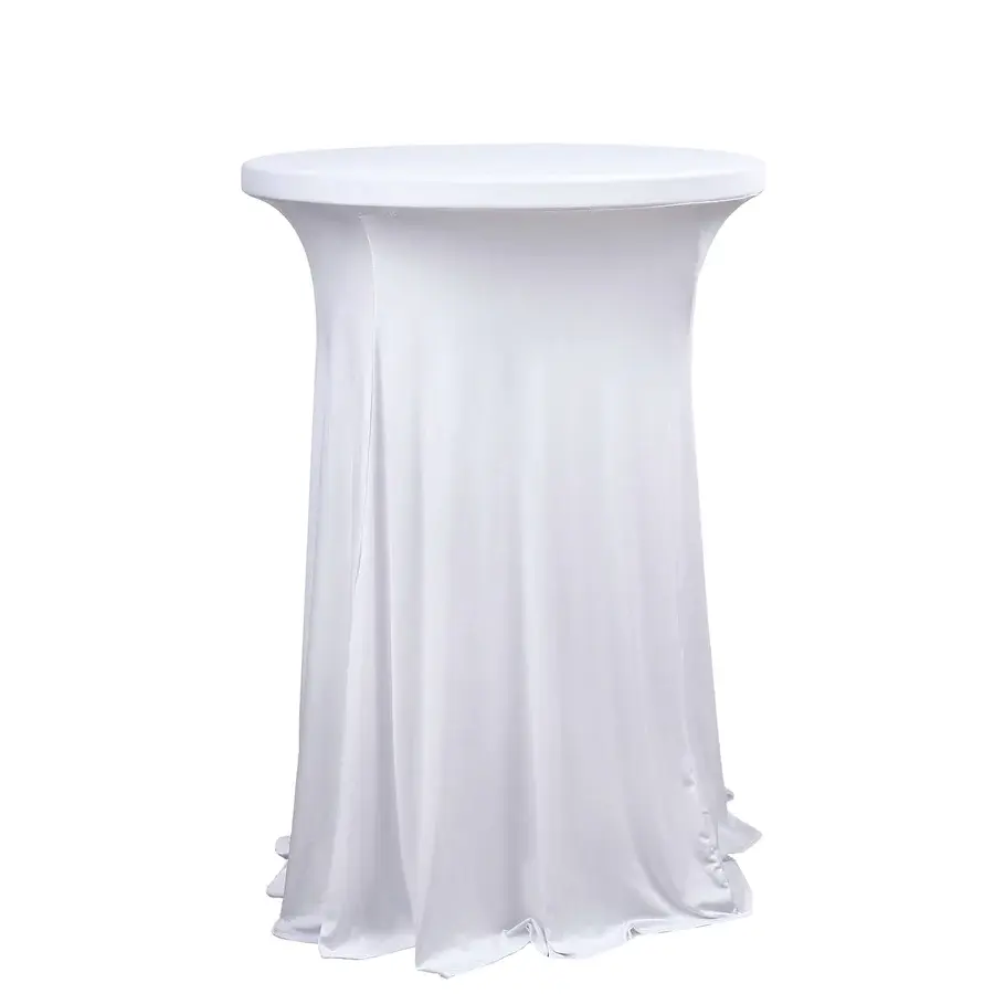 White Cocktail Table Linen Rentals in Las Vegas | Premier Party Rentals LV