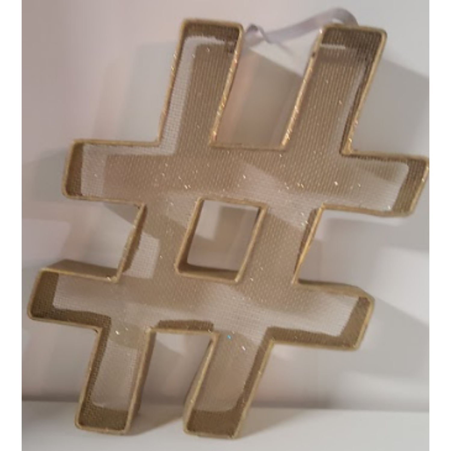 Gold Glitter Hashtag | Revel & Flourish Minneapolis Event Rentals