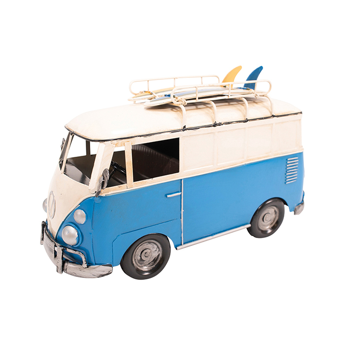 Tin combi with surfboards | Exquisite Interiors Co