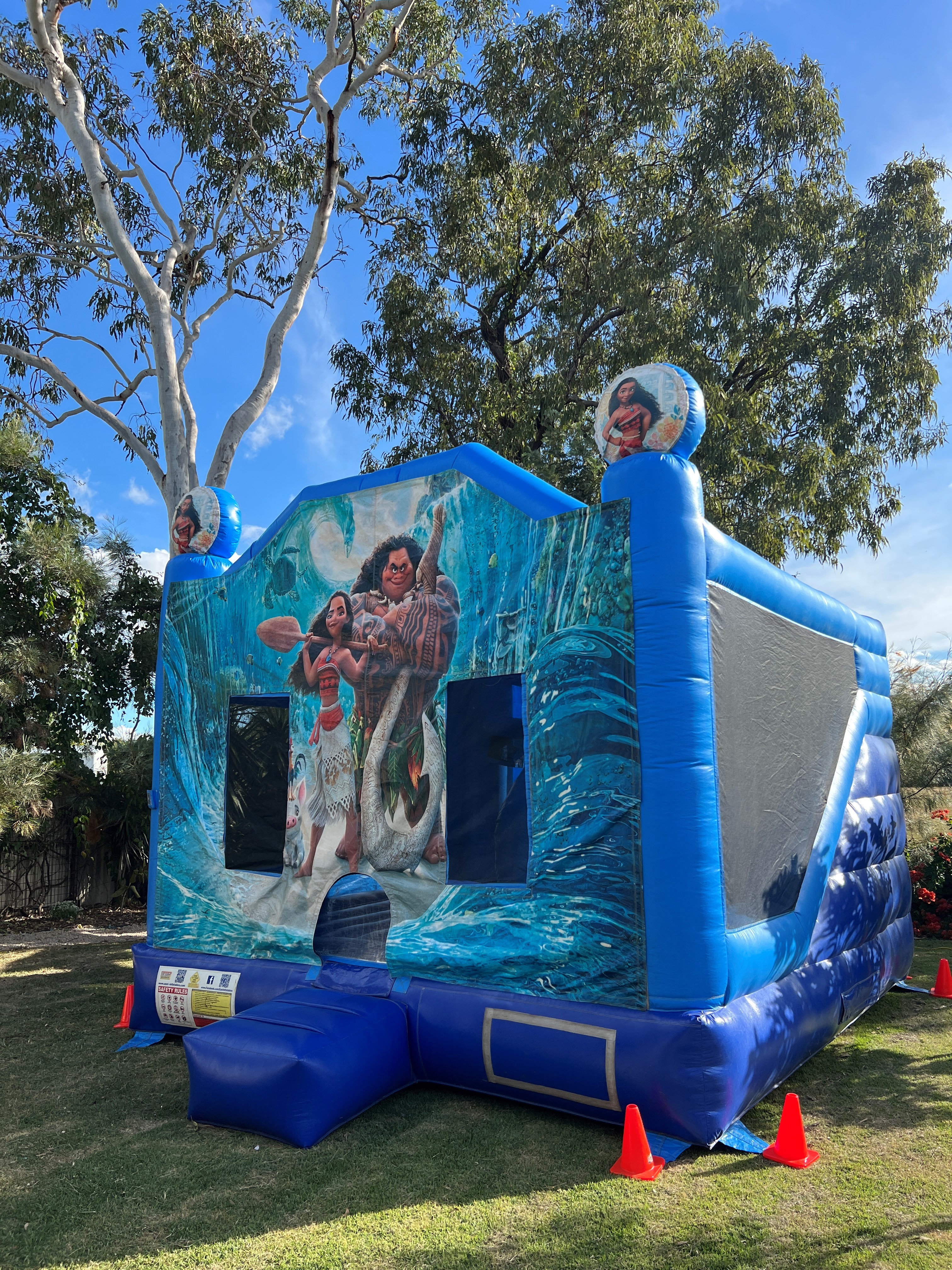 Moana Large Combo Castle | Jumping Castle Hire Cairns | Water Slides ...
