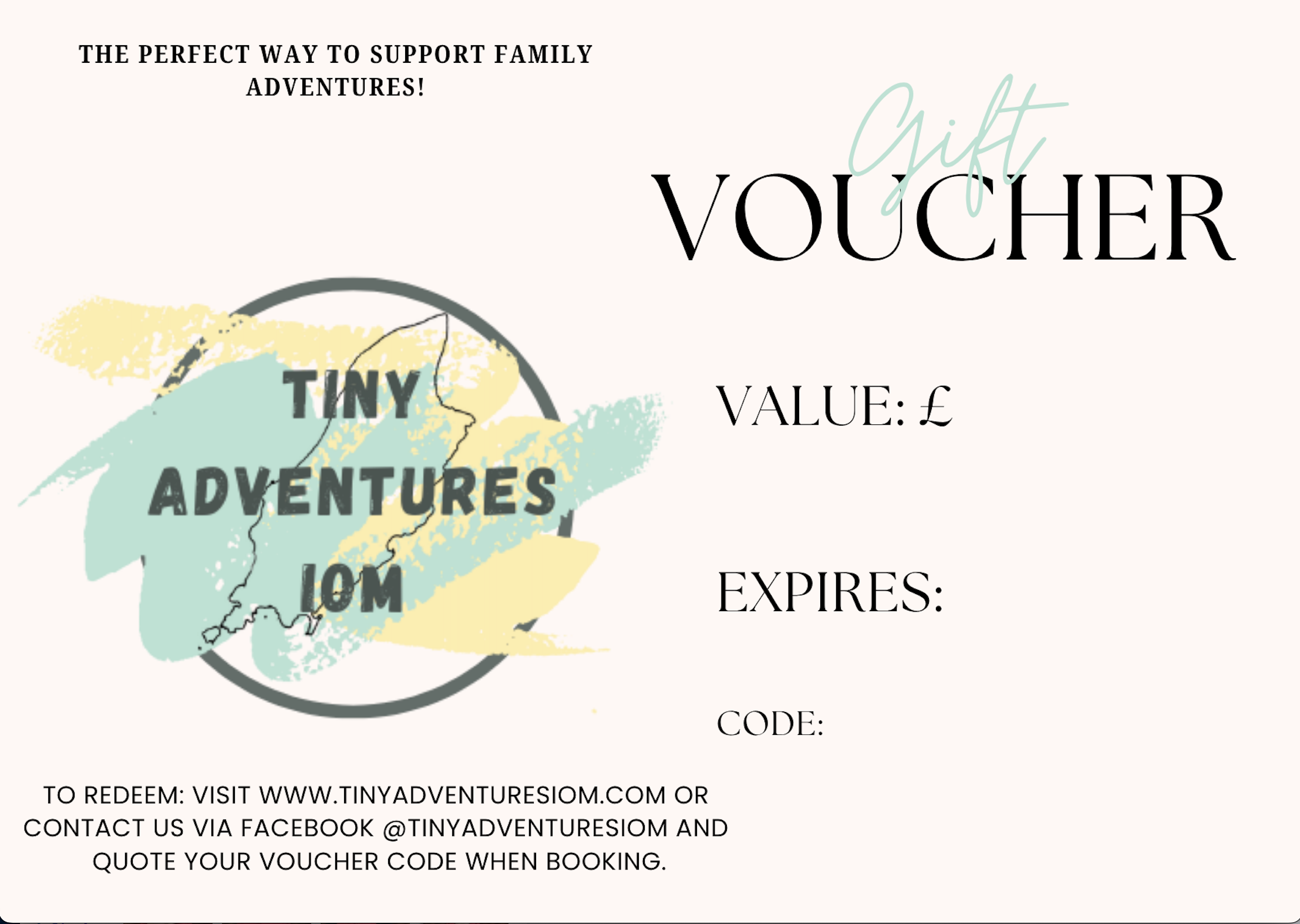 GIFT VOUCHER | Tiny Adventures IOM