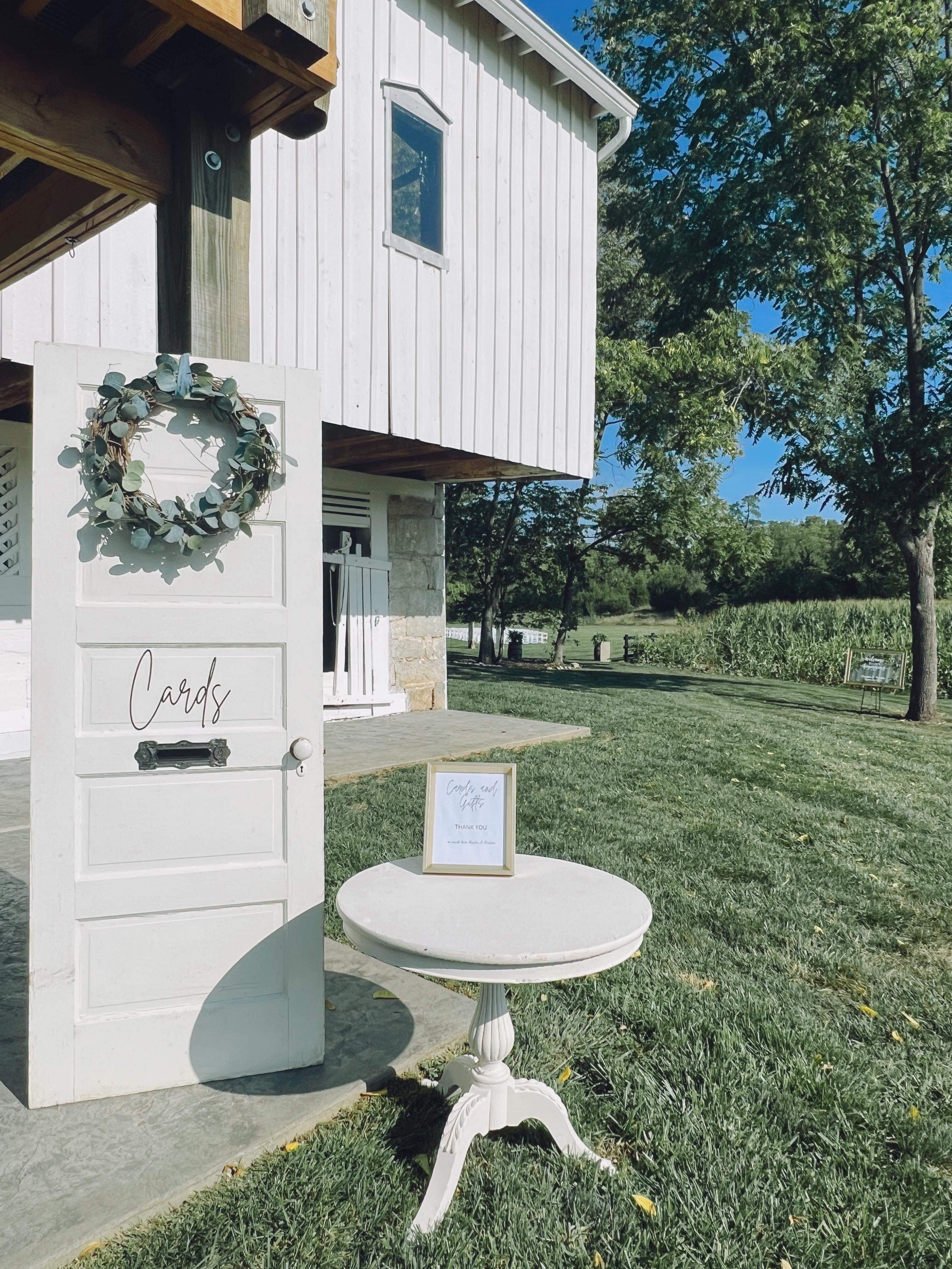 Gift Card Door Item #1501 | Something Borrowed Wedding and Event Rentals WV