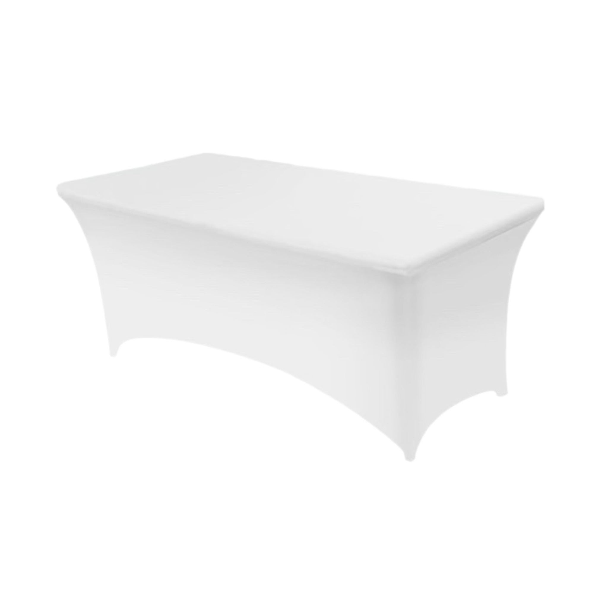 SPANDEX COVER FOR 8-FT RECTANGULAR TABLE | Table Chair Tent Party Event ...