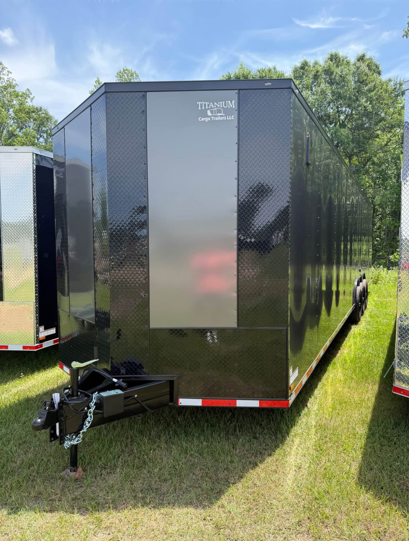 36'+2'V-Nose, Dual Car Hauler, Moving Trailer, Extra Tall 7'6' Height ...