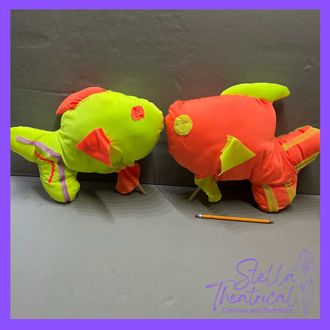 UV Reactive Fish Puppets | Stella Theatrical