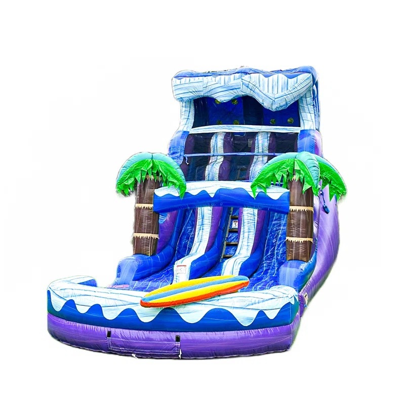Surf Beach 17ft Slide w Pool (Wet or Dry) | Spring Hill Inflatables ...