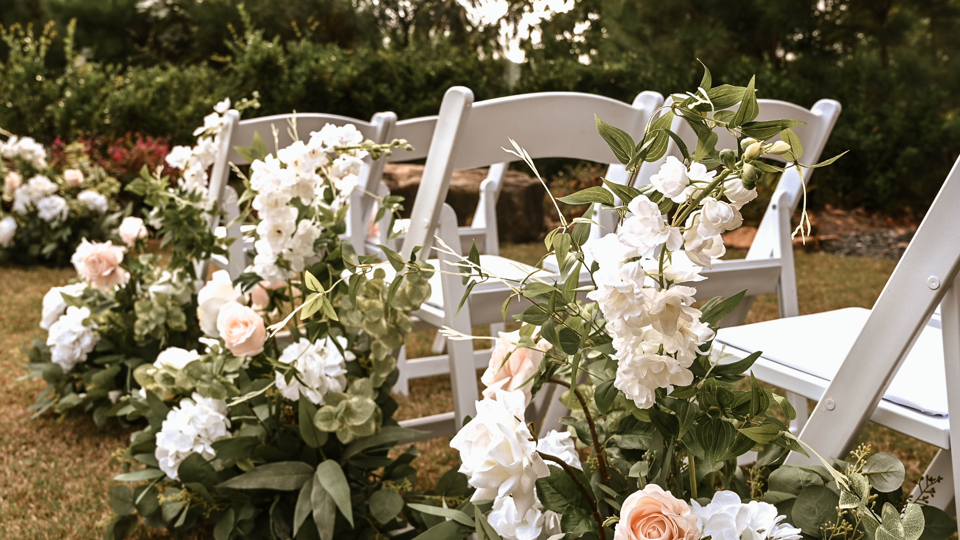 Enchanted Garden Aisle Flowers | Exquisite Floral Rentals: Elevating ...