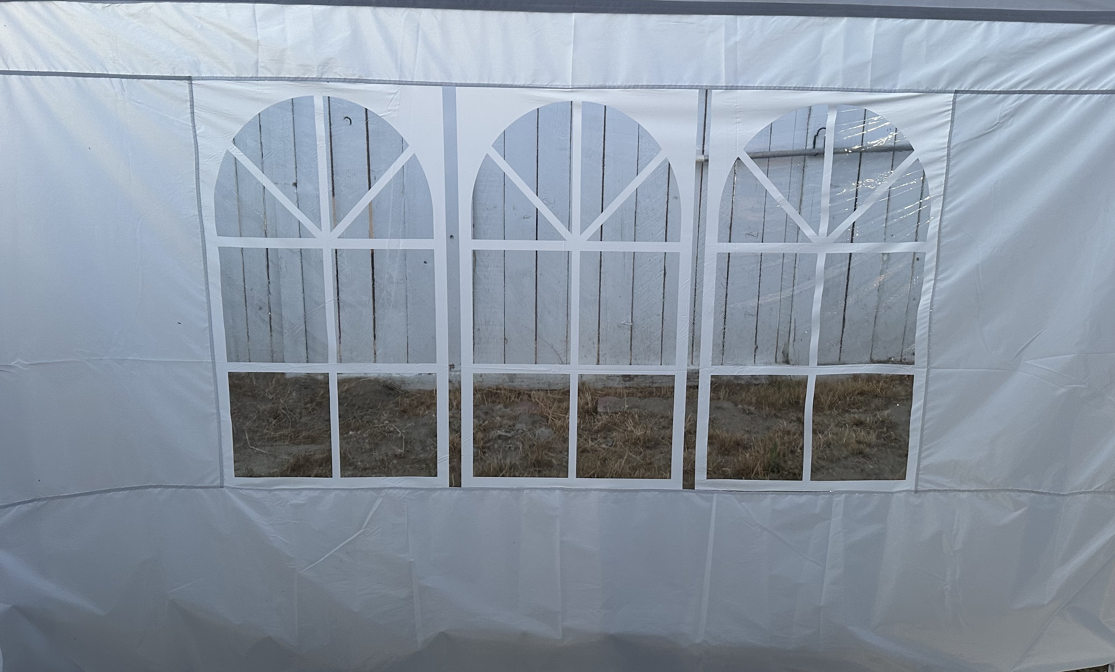 10x10 Side Wall With Window | Party Rentals