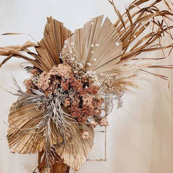 Mixed Dried Palm Fronds for Arbour | Gold Coast Wedding & Event ...