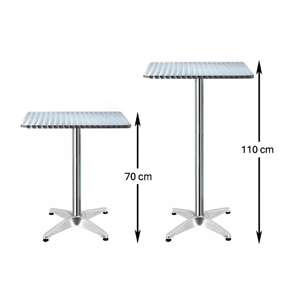 LES Square Folding Cocktail & Bistro Table - 60 x 60 cm | Rent ...