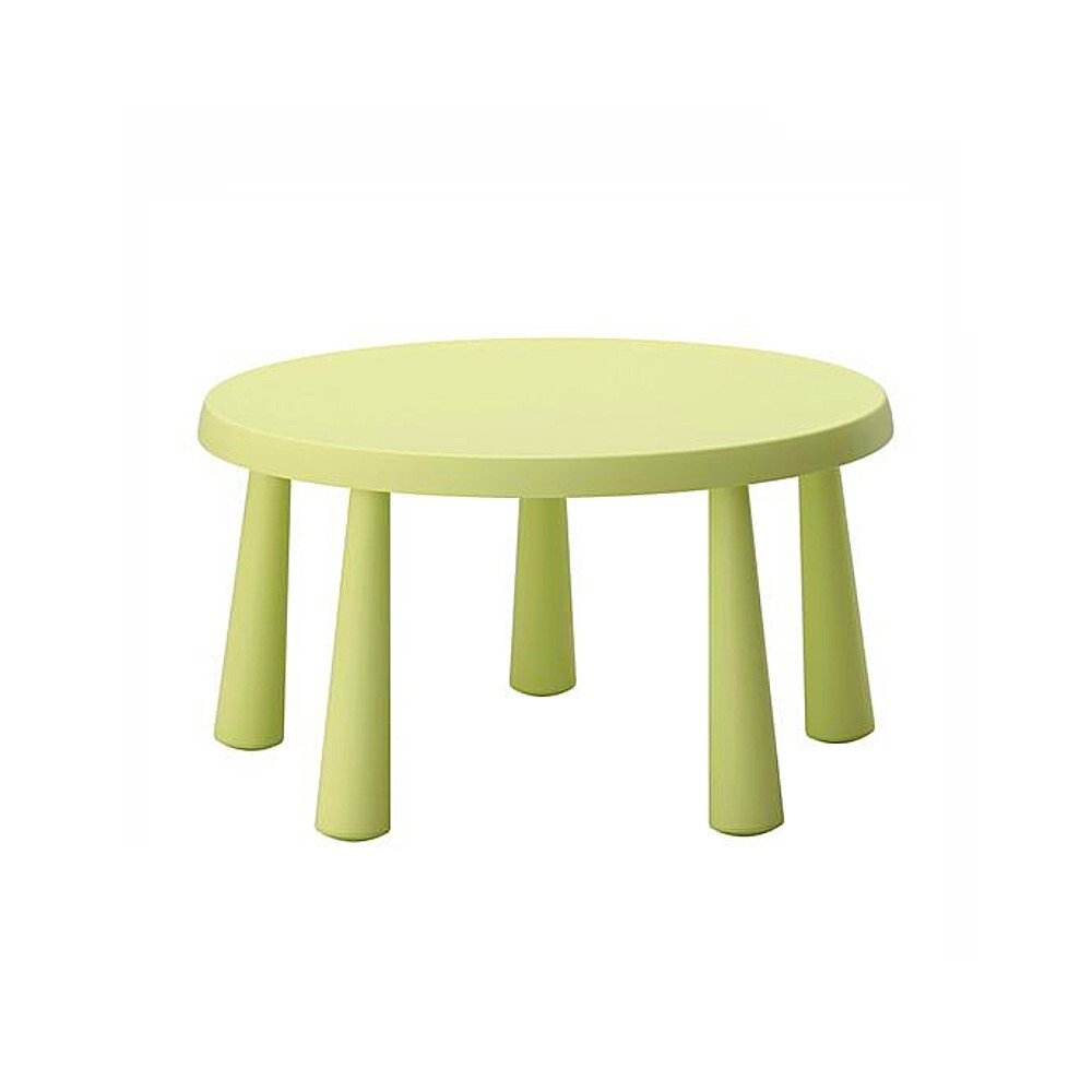 LES Round Kids Table - Green - 85 cm | Rent Furniture in Qatar - LES ...