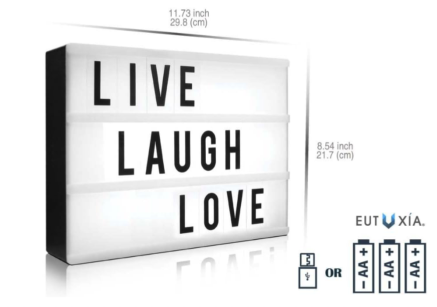 LED Light Box | For the Love of Parties