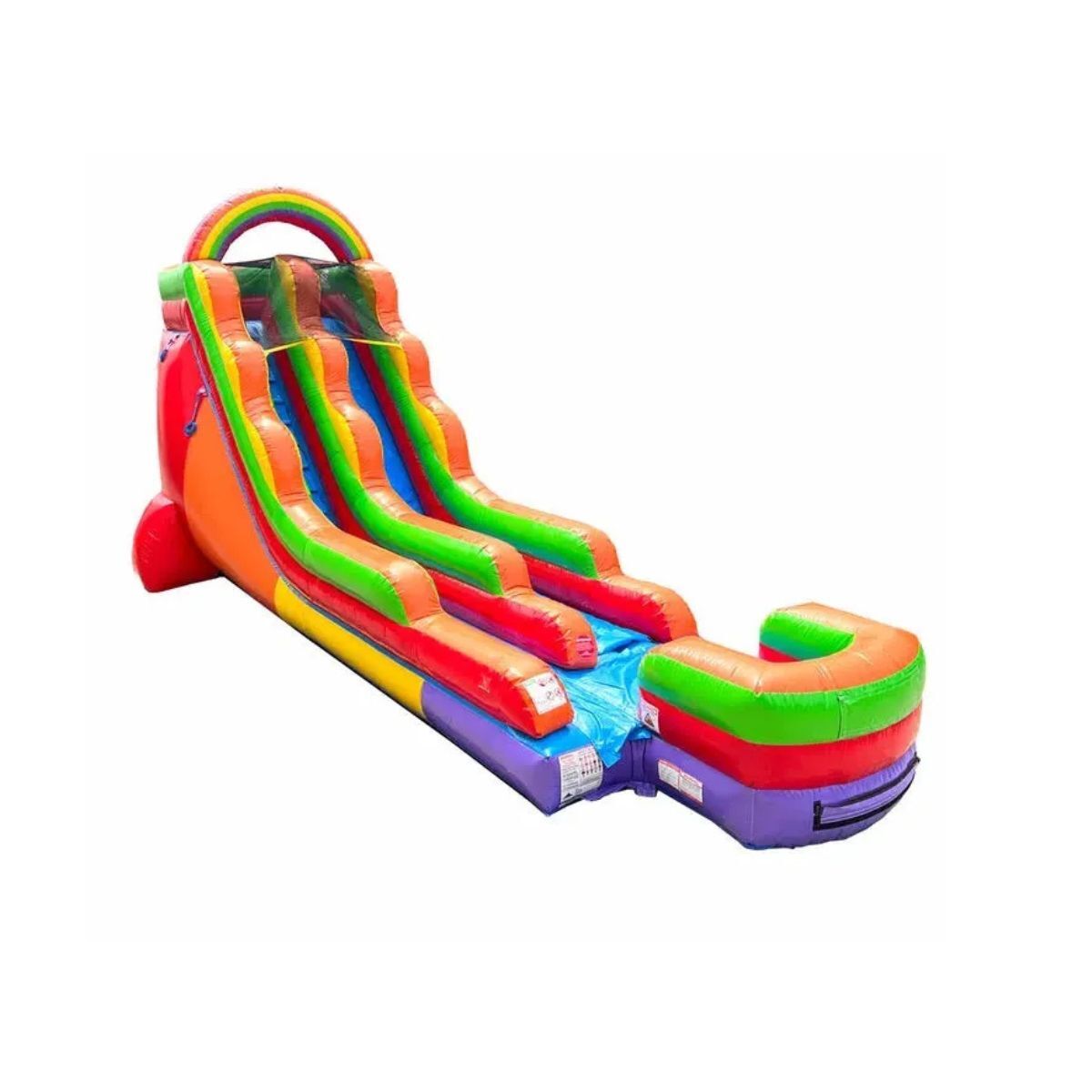 18’ Multi Color Water Slide | Party Starters | Bounce House Rentals ...