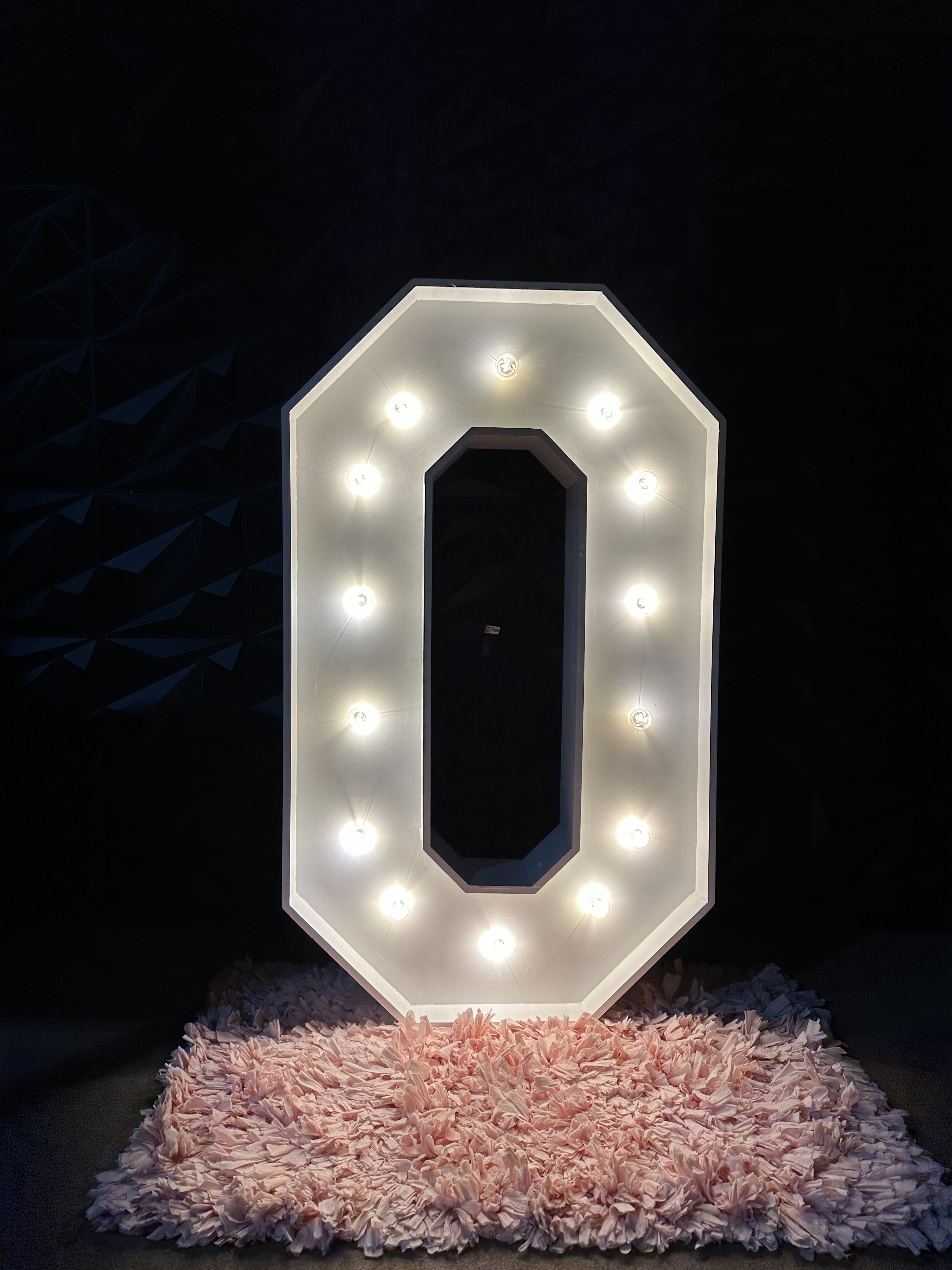 4FT Marquee Number 0 | Tuckers Party Rental West Hartford Connecticut