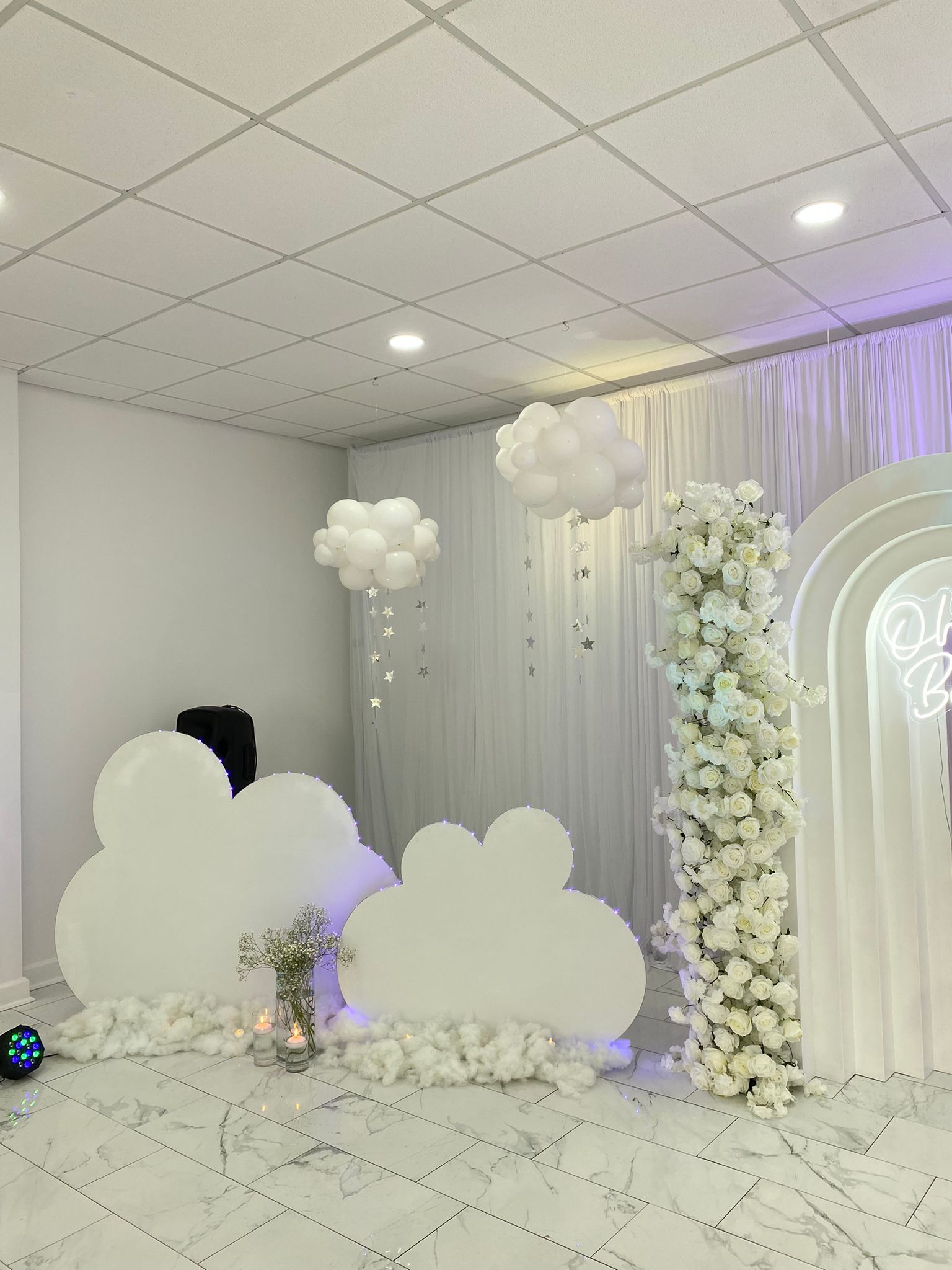Cloud Backdrop | Tuckers Party Rental West Hartford Connecticut
