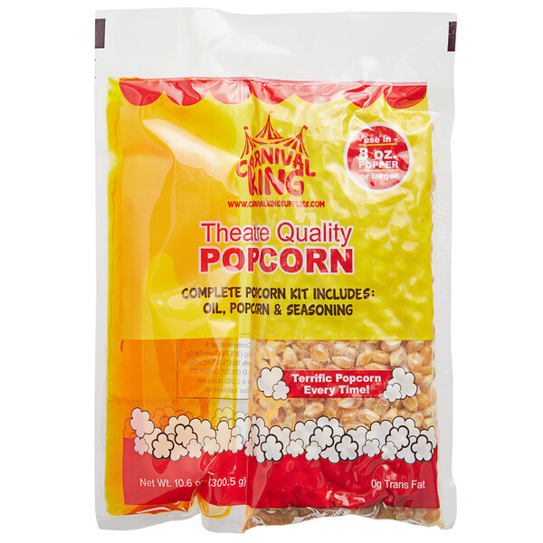 8oz Bag of Pop Corn Kernel with Oil Ready to Cook | Tuckers Party ...